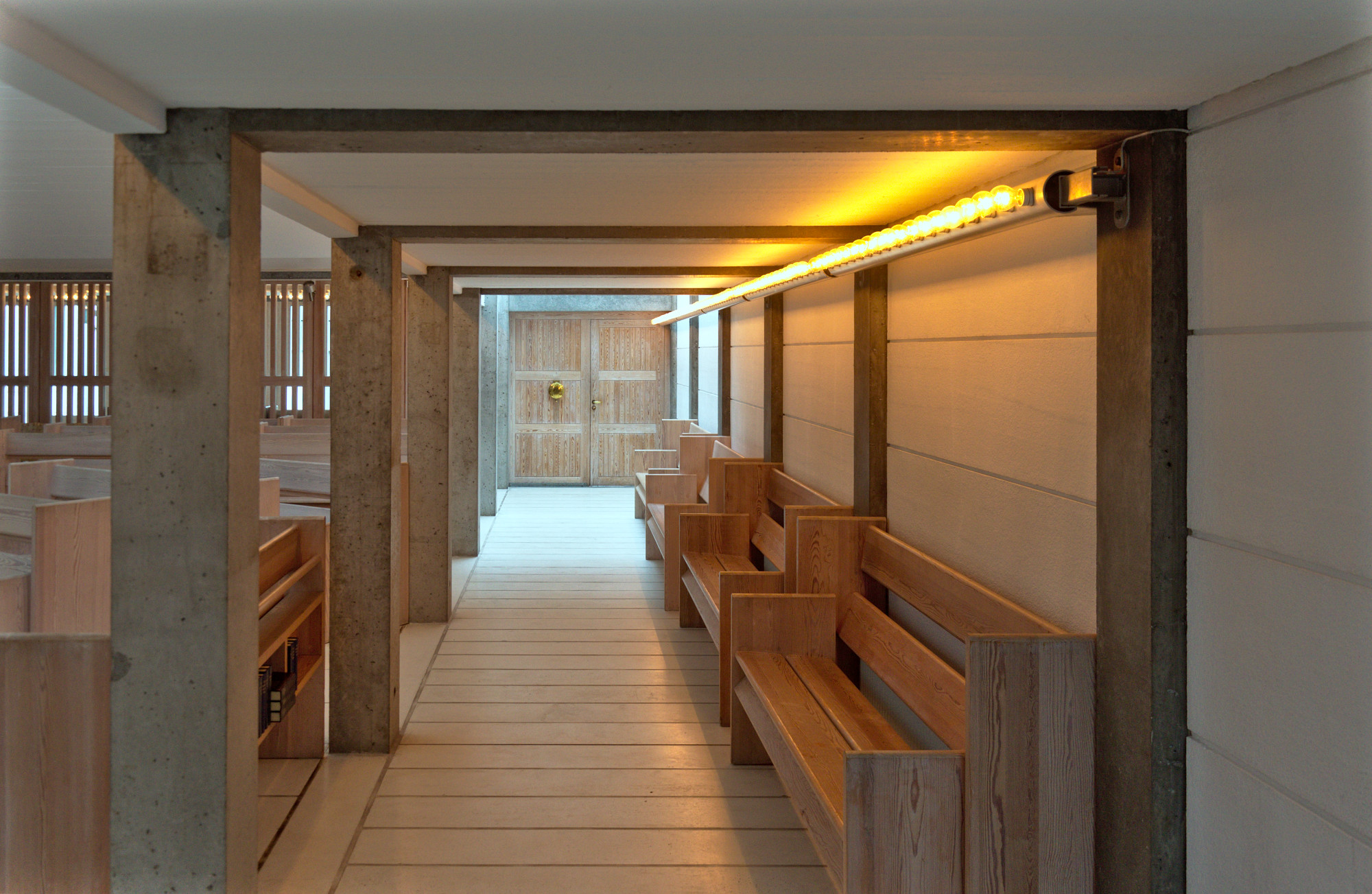 Bagsværd Church by Jørn Utzon Interior ⋆ Copenhagen Architecture